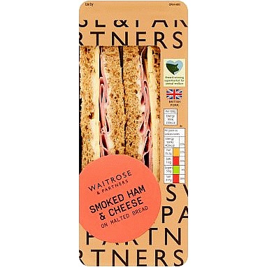 Waitrose Smoked Ham & Cheese Sandwich - Compare Prices & Where To Buy ...