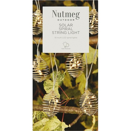 Nutmeg Solar Spiral String Lights - Compare Prices & Where To Buy ...