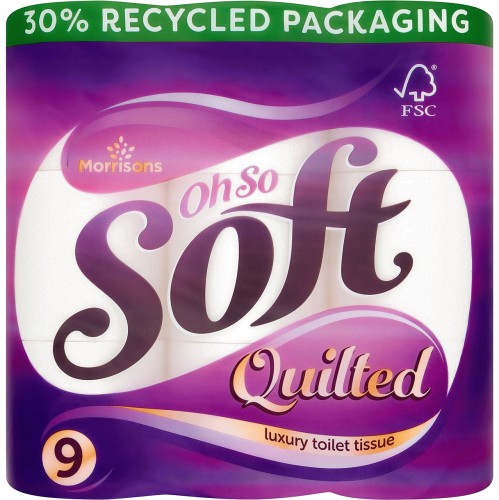 Morrisons Quilted Comfort Toilet Tissue (9) - Compare Prices & Where To ...