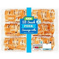 ASDA 12 Snack Pork Sausage Rolls (372g) - Compare Prices & Where To Buy ...
