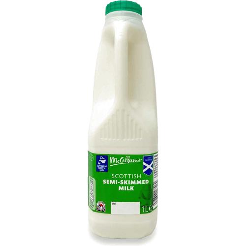 Mccallums Scottish Semi Skimmed Milk (1 Litre) - Compare Prices & Where ...