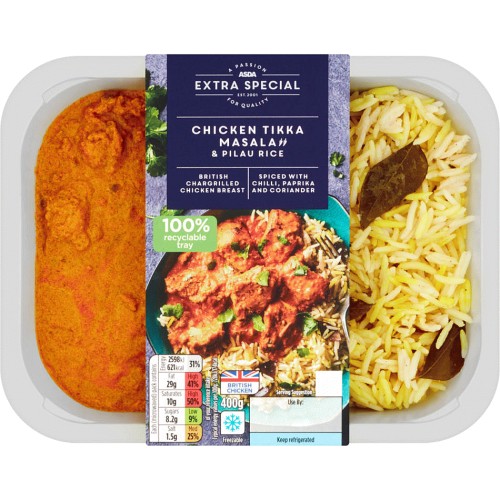 ASDA Extra Special 8 Chicken Tikka Samosas (232g) - Compare Prices ...