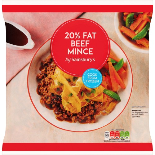 Sainsbury's 20% Fat Beef Mince (800g) - Compare Prices & Where To Buy ...