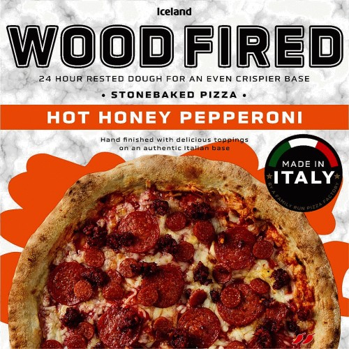 Iceland Wood-fired Stonebaked Hot Honey Pepperoni Pizza - Compare ...