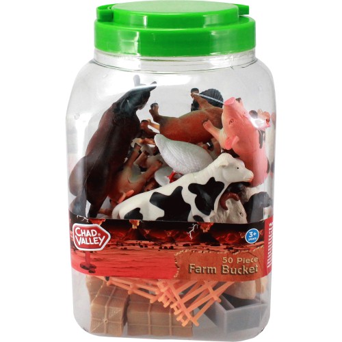 Chad Valley Auto City Farm Bucket Set 50pc - Compare Prices & Where To ...