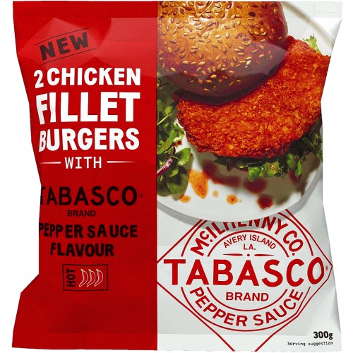 TABASCO Chicken Fillet Burgers (2 x 300g) - Compare Prices & Where To ...