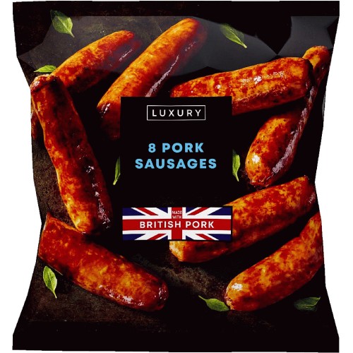 Iceland Luxury 8 Pork Sausages (480g) - Compare Prices & Where To Buy ...