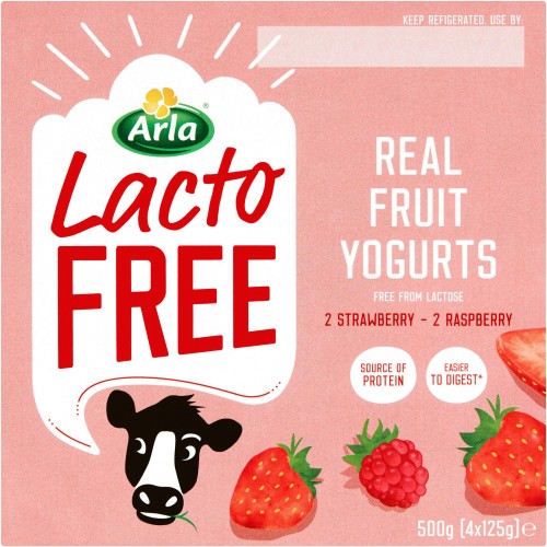 Ski Smooth Strawberry & Raspberry Yogurt (4 x 120g) - Compare Prices ...