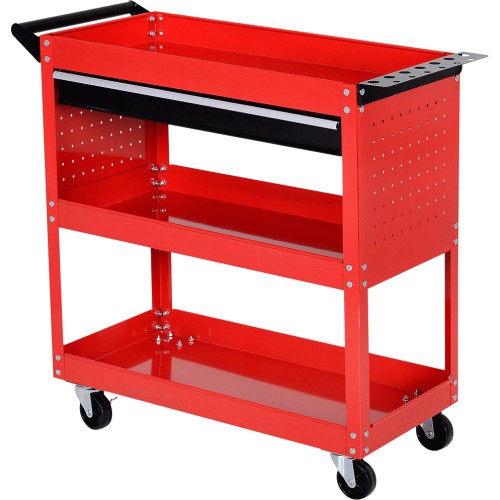 Durhand Red 3 Tier Tool Trolley - Compare Prices & Where To Buy ...
