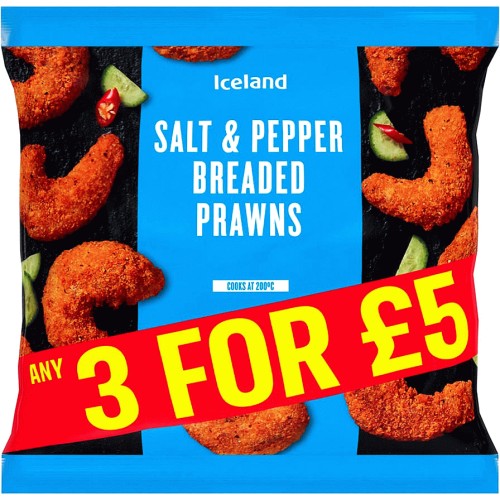 Iceland Salt and Pepper Breaded Prawns (150g) - Compare Prices & Where ...