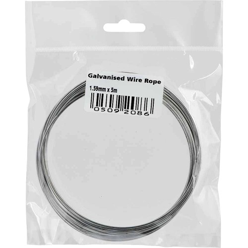 Wilko Wire Rope Galvanised x (1.59mm, 5m) - Compare Prices & Where To ...
