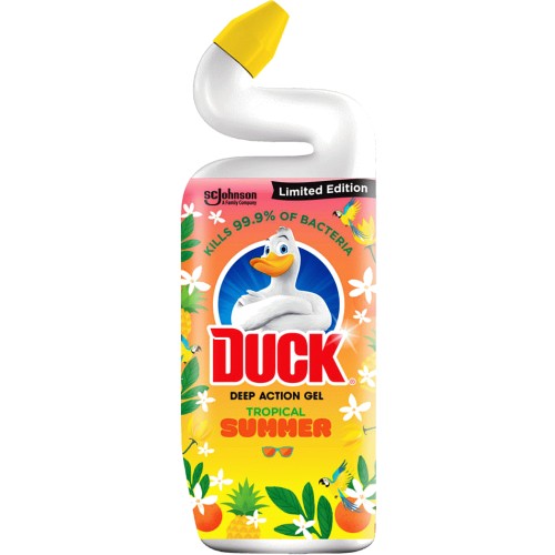 Duck Deep Action Gel Toilet Liquid Cleaner Tropical Summer (750ml ...