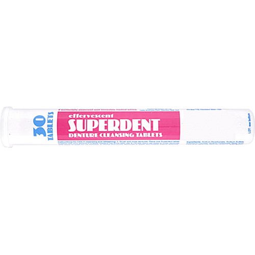 Superdent Denture Cleansing Tablets (30) - Compare Prices & Where To ...