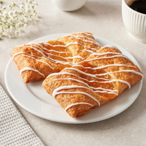 Sainsbury's Danish Pastry Apricot & Almond Flavour Scrolls (2 ...