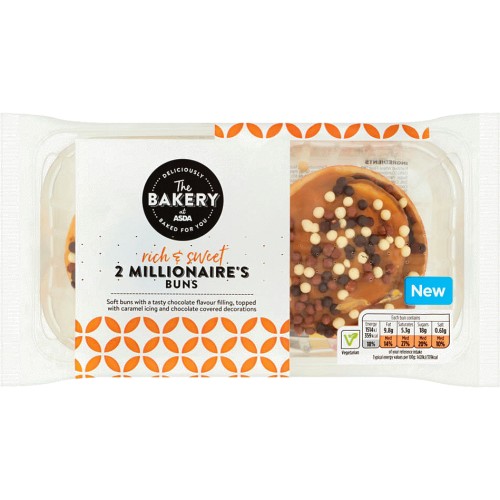 The BAKERY at ASDA 2 Millionaire's Buns (2) - Compare Prices & Where To ...