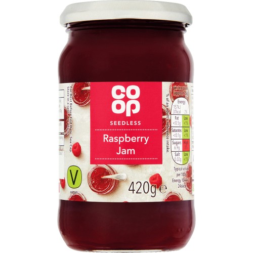 Cо-op Seedless Raspberry Jam (420g) - Compare Prices & Where To Buy ...