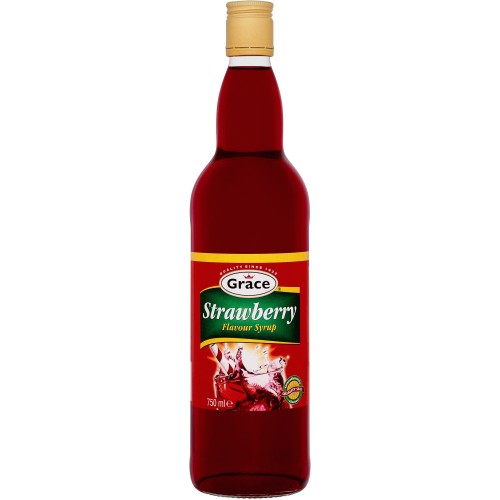 Grace Strawberry Flavour Syrup (750ml) - Compare Prices & Where To Buy ...
