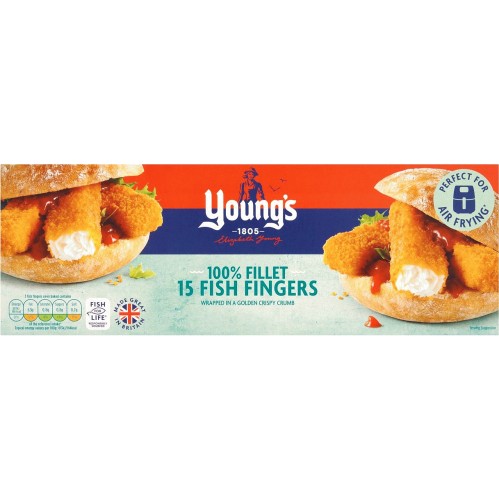 Young's 100% Fillet 15 Fish Fingers (450g) - Compare Prices & Where To ...