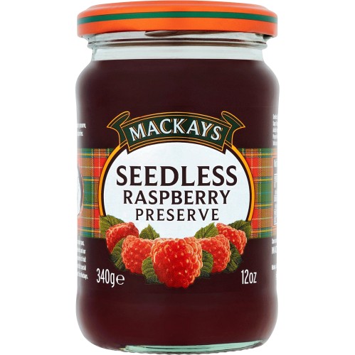 Mackays Seedless Raspberry Preserve (340g) - Compare Prices & Where To Buy - Trolley.co.uk