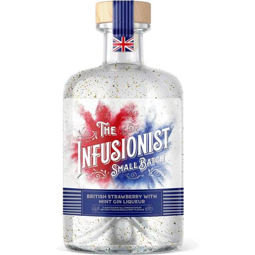 The Infusionist British Strawberry With Mint Gin Liqueur (70cl ...