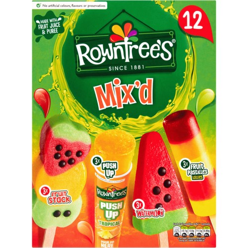 Rowntree's Mix'd Pack Ice Lollies (12 x 872ml) - Compare Prices & Where ...