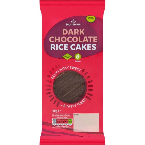 Morrisons Dark Chocolate Rice Cakes (102g) - Compare Prices & Where To ...