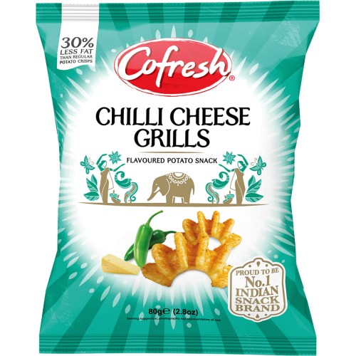 Cofresh Chilli Cheese Grills Potato Sharing Snacks (80g) - Compare ...