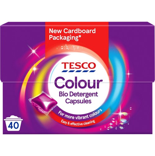 Tesco Non Biological Laundry Detergent Capsules (24w, 456ml) - Compare ...