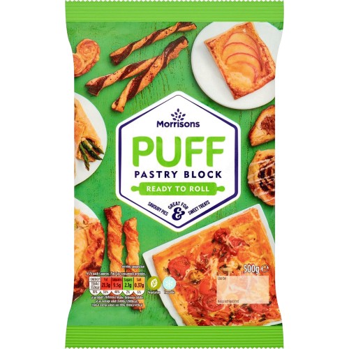 Morrisons Puff Pastry (500g) - Compare Prices & Where To Buy - Trolley ...