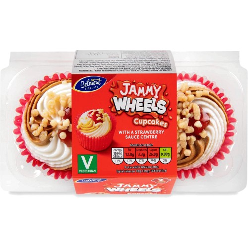 Belmont Jammy Wheel Cupcakes (2) - Compare Prices & Where To Buy ...
