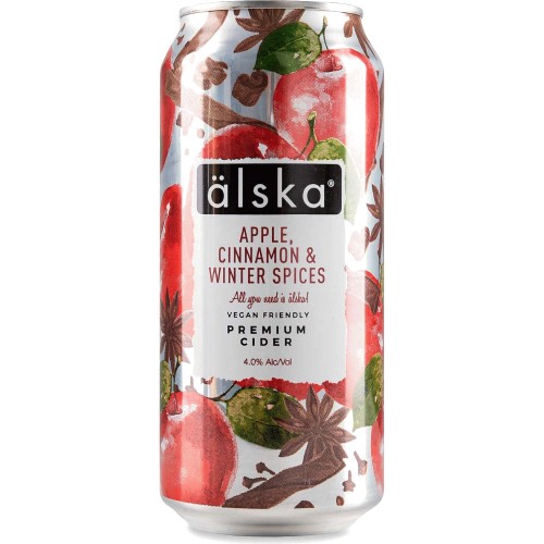 Alska Apple Cinnamon & Winter Spices Premium Cider (440ml) - Compare ...