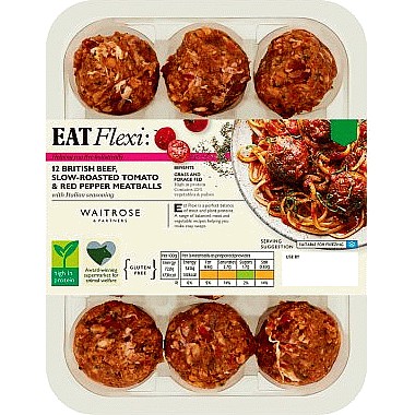 Eat Flexi: Beef Tomato & Red Pepper Meatballs - Compare Prices & Where ...