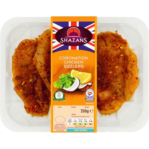 Shazans Coronation Chicken Sizzlers (350g) - Compare Prices & Where To ...