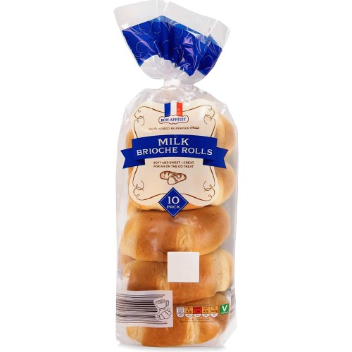 Bon Appetit! Milk Brioche Rolls (10 x 350g) - Compare Prices & Where To ...