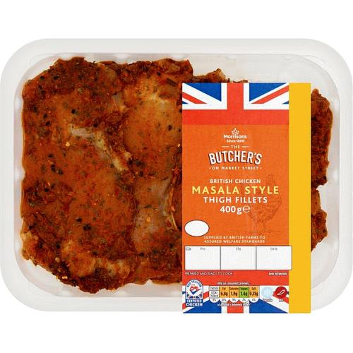 Morrisons Masala Chicken Thigh Fillets (400g) - Compare Prices & Where ...