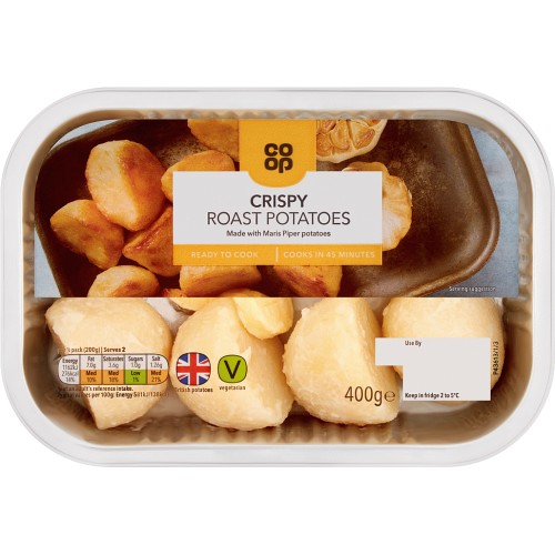 Co-op Crispy Roast Potatoes (400g) - Compare Prices & Where To Buy ...