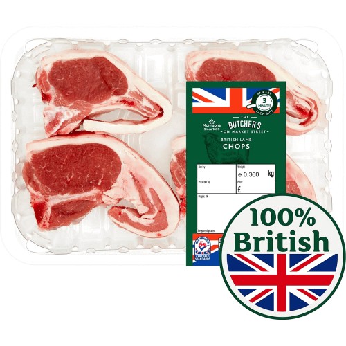 Morrisons British Lamb Loin Chops (360g) - Compare Prices & Where To ...