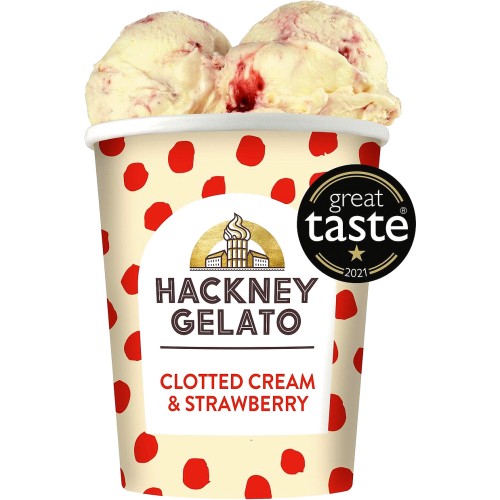 Hackney Gelato Millionaire Shortbread Ice Cream (500ml) - Compare ...