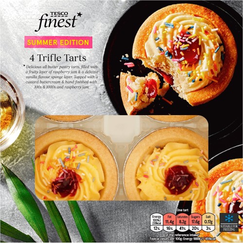 Tesco Finest Raspberry Peach Coronation Trifle (775g) - Compare Prices ...