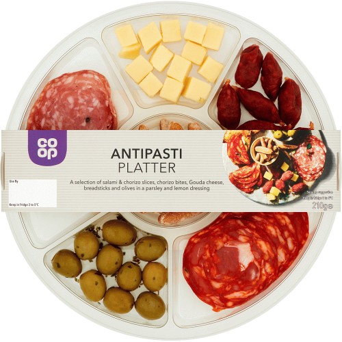 Co-op Antipasti Platter (210g) - Compare Prices & Where To Buy - Trolley.co.uk
