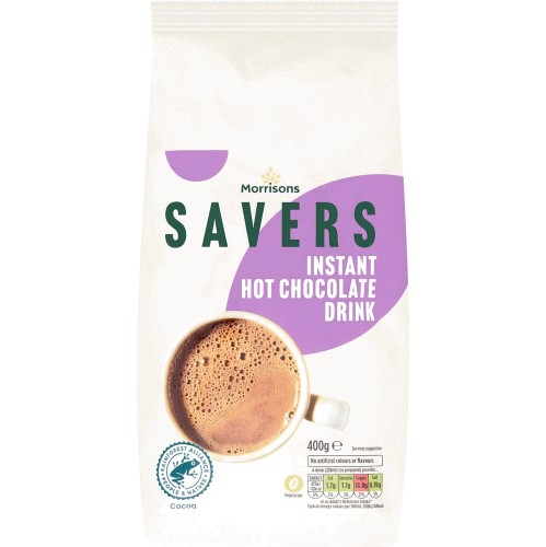 Morrisons Savers Instant Hot Chocolate Drink 400g Compare Prices 