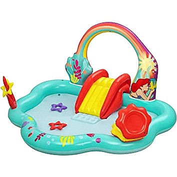 Bestway Disney Little Mermaid Play Centre Inflatable Water Play Garden ...