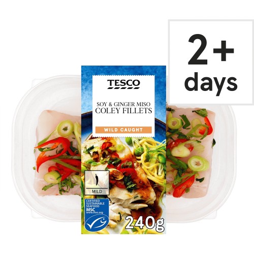 Tesco Soy & Ginger Miso Coley Fillets (240g) - Compare Prices & Where ...