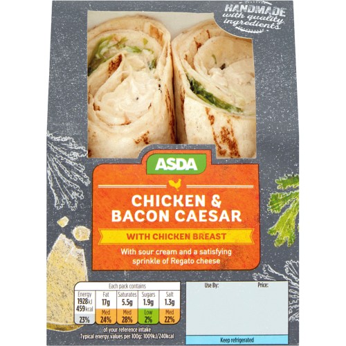 ASDA Chicken & Bacon Caesar Wrap - Compare Prices & Where To Buy ...