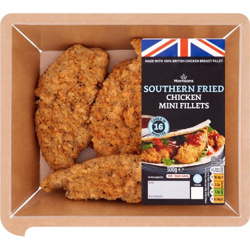 Morrisons Southern Fried Chicken Mini Fillets (300g) - Compare Prices ...