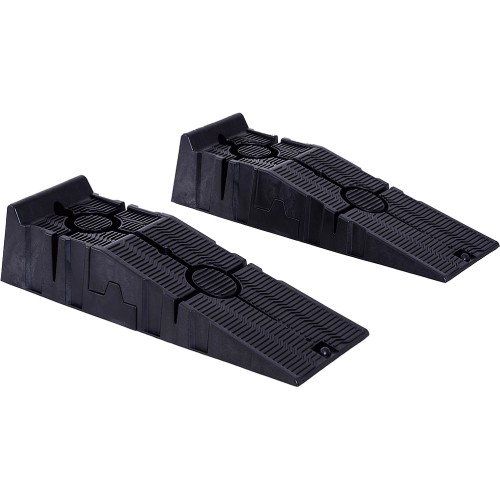 HOMCOM Heavy Duty Plastic Car Ramps (2) - Compare Prices & Where To Buy ...
