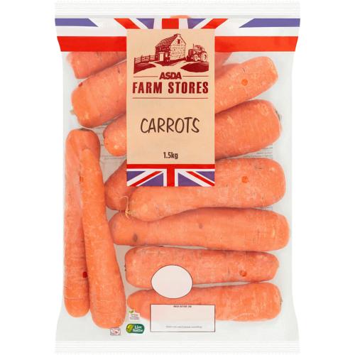 ASDA Farm Stores Carrots (1.5kg) - Compare Prices & Where To Buy ...