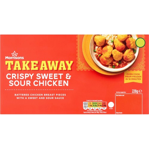 Morrisons Takeaway Sweet And Sour Battered Chicken (228g) - Compare ...