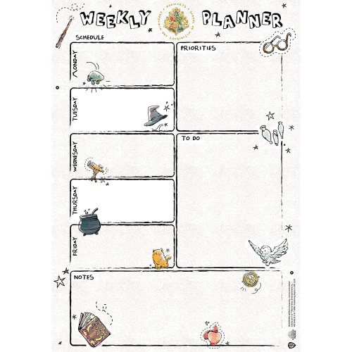 Harry Potter Thank You Teacher Harry Potter Planner - Compare Prices ...