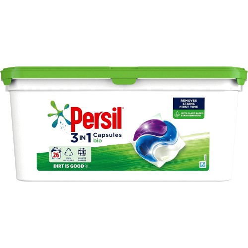 2 X Persil 3in1 Bio Capsules Laundry Detergent Caps Pods 26x2 = 52 ...